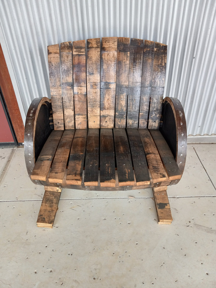 Custom TX Barrel Bench, **IN STORE PICK UP ONLY** – TX Whiskey